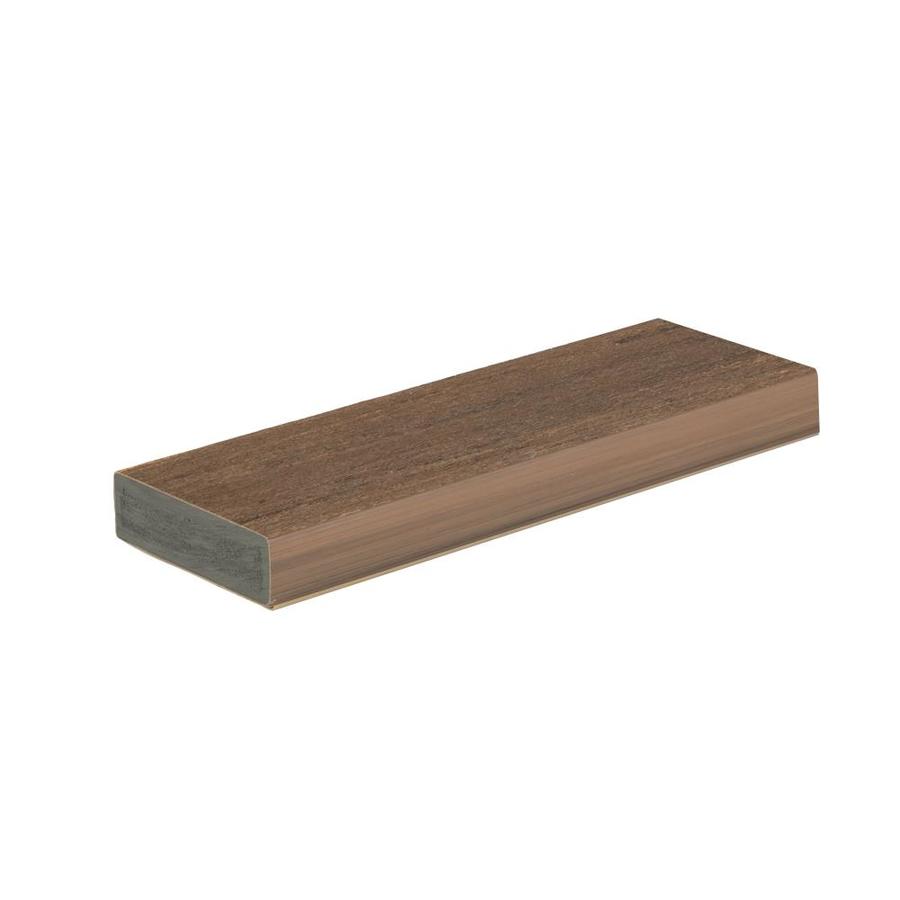 TimberTech AZEK Vintage Narrow Width English Walnut Square PVC Deck ...