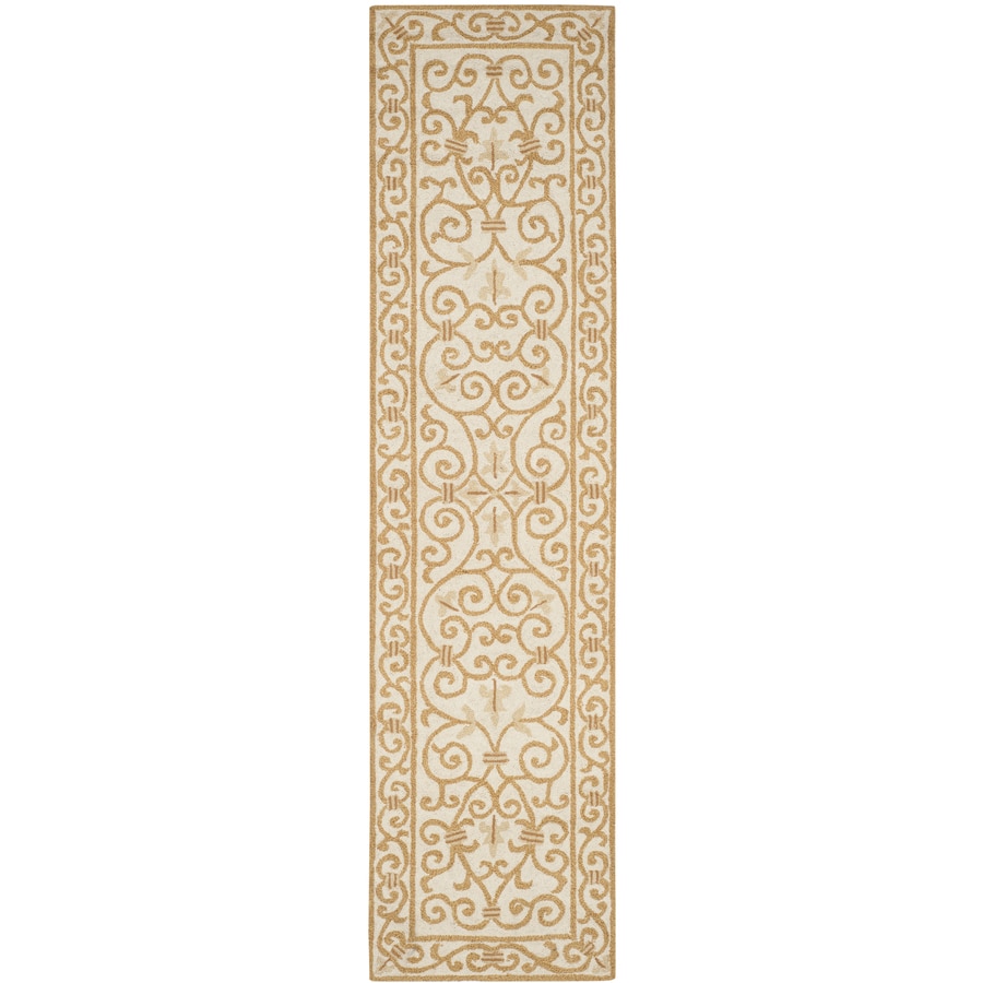 Safavieh Chelsea Iron Gate Ivory/Gold Rectangular Indoor Handcrafted ...