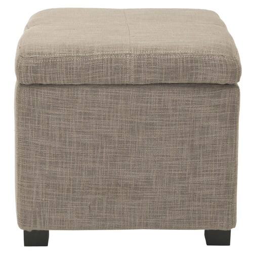 Safavieh Madison Casual Stone Storage Ottoman in the Indoor Ottomans ...