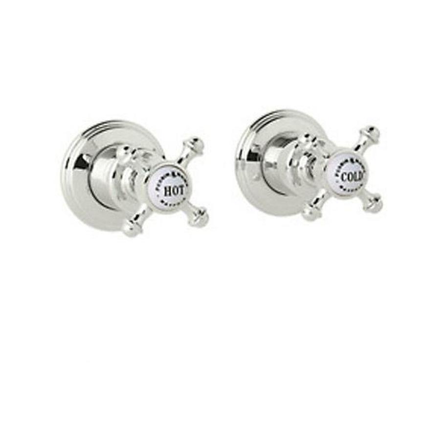 Rohl Polished Nickel Cross Shower Handle at Lowes.com