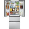 Haier 15-cu ft 4-Door Counter-Depth French Door Refrigerator (Glass) at ...