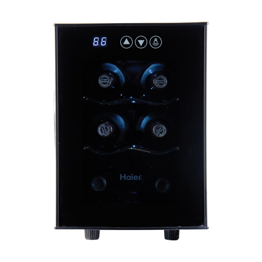 Haier 10-in W Black Wine Cooler in the Wine Coolers department at Lowes.com
