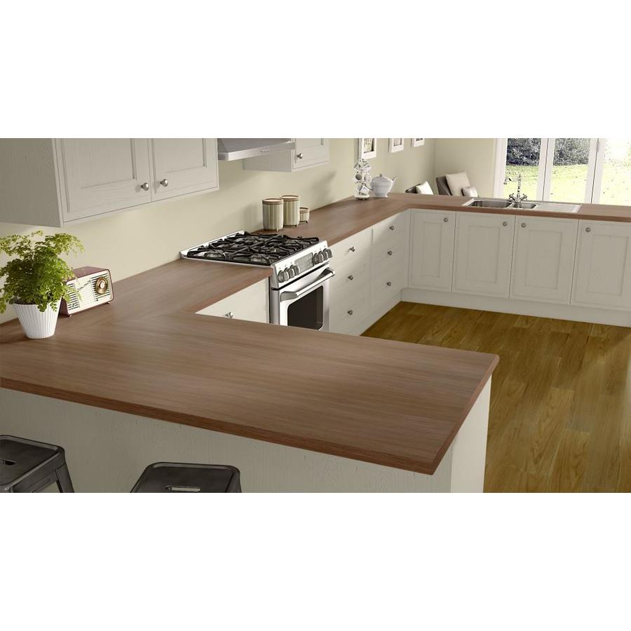 Wilsonart Premium 36-in W x 96-in L Uptown Walnut Laminate Sheet in the ...