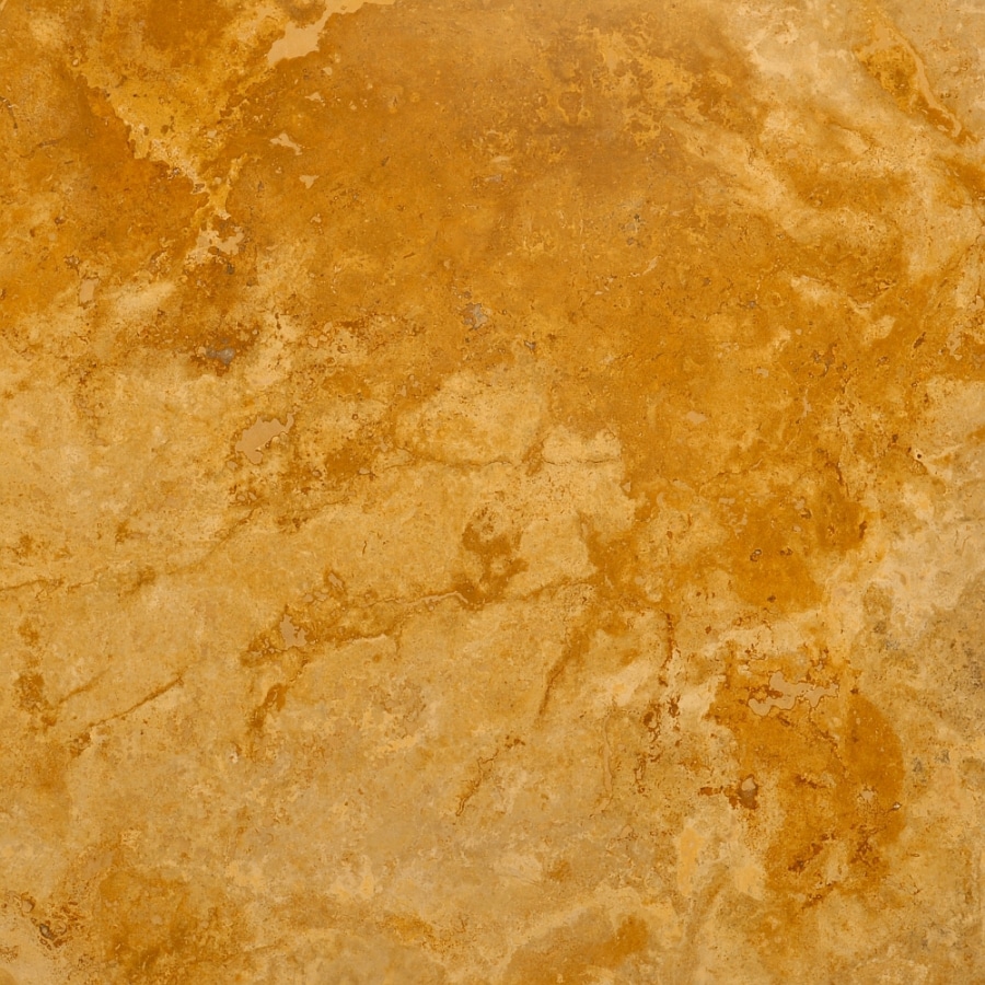 Bedrosians 18-in x 18-in Gold Travertine Floor Tile at Lowes.com