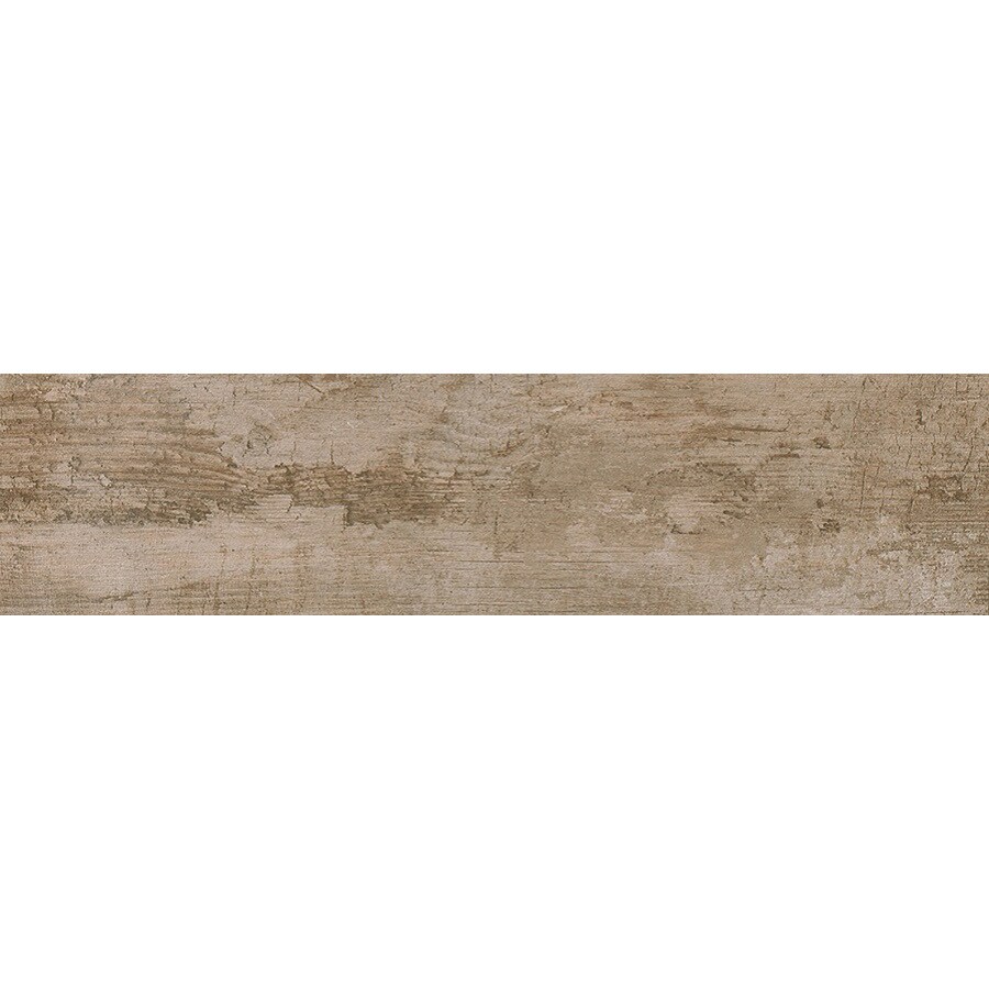 Bedrosians Vintage 8-Pack Camel Porcelain Floor Tile (Common: 8-in x 36 ...