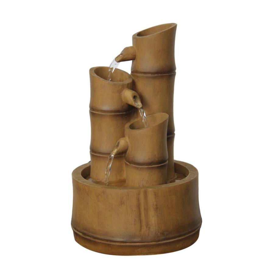 Style Selections 10.03-in H Resin Tiered Fountain Outdoor Fountain Pump ...