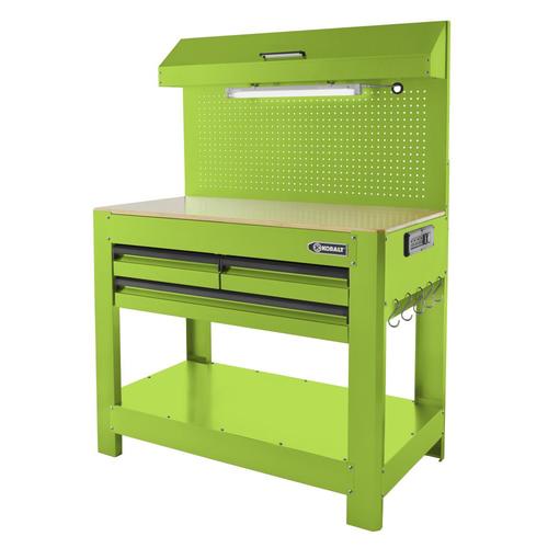 Kobalt 45-in W x 36-in H 3-Drawer Hardwood Work Bench at Lowes.com