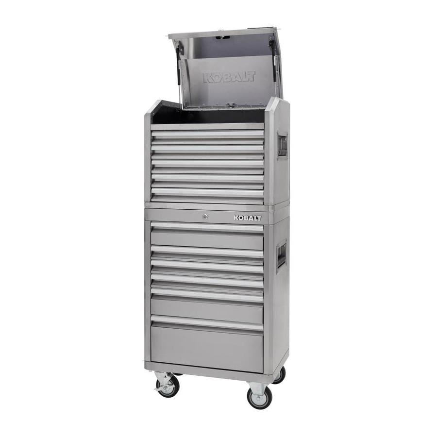 Kobalt 27-IN 6 DRAWER CART-3000 SS at Lowes.com