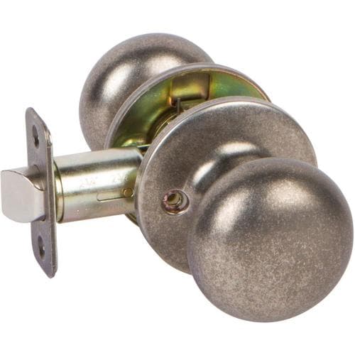 Delaney Hardware Saxon Antique Silver Passage Door Knob in the Door Knobs department at Lowes.com