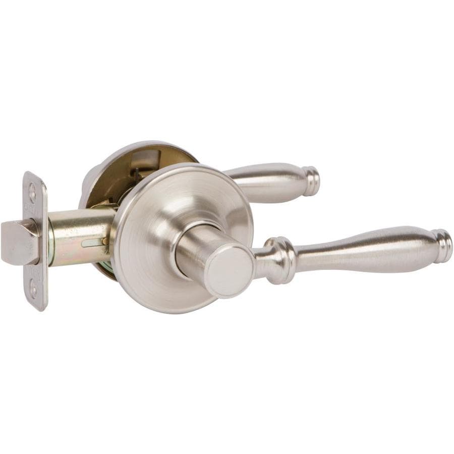 Delaney Hardware Silona Satin Nickel Universal Passage Door Handle at ...