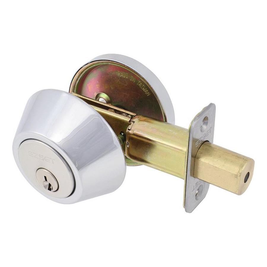 Delaney Hardware EZSET Residential Polished K Chrome 1 Single Cylinder ...