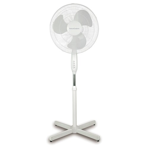Feature Comforts 16" 3-Speed Oscillating Fan in the Portable Fans ...
