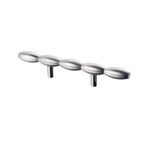 Lew's Hardware Barrel 3-in Center to Center Nickel (Brushed) Oval Bar ...