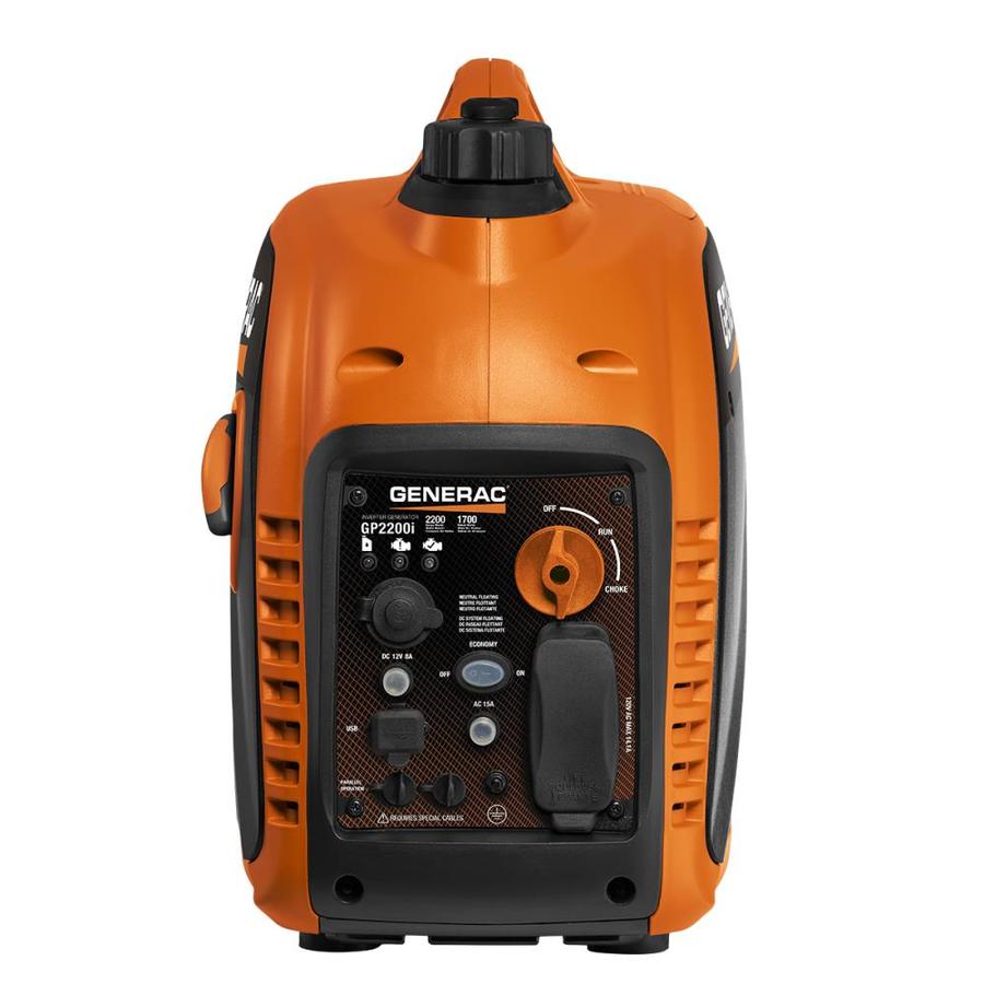 Generac GP 2200i 2200-Watt Inverter Gasoline Portable Generator in the ...