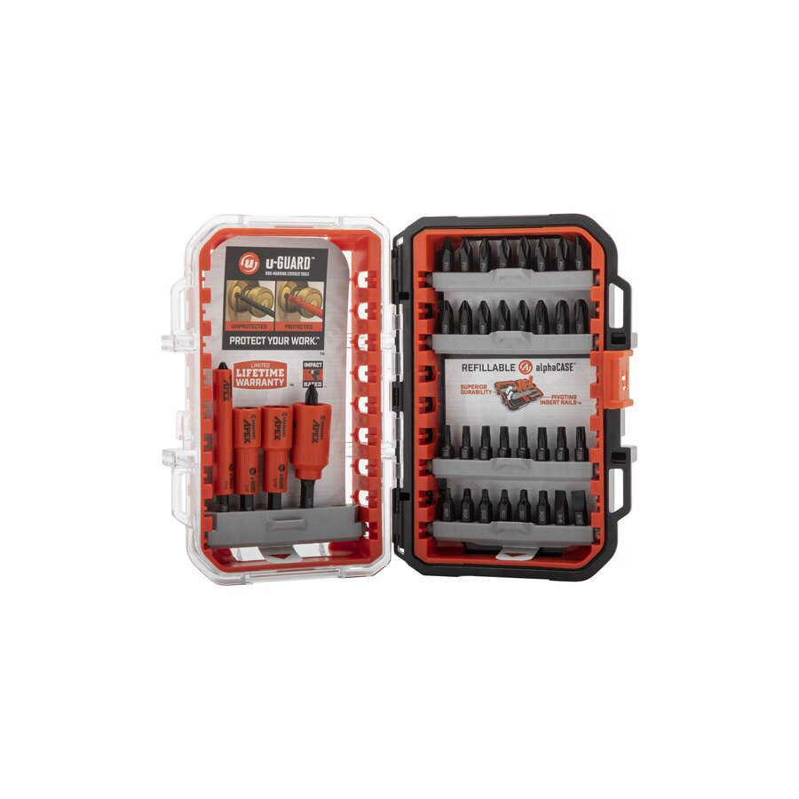 Crescent Apex 37 Pc u-GUARD Bit Set in the Impact Driver Bits ...