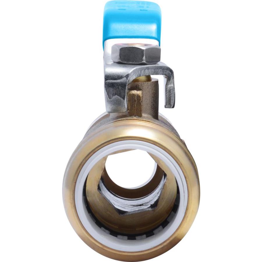 SharkBite Brass 3/4-in Push-to-Connect Ball Valve in the Ball Valves ...