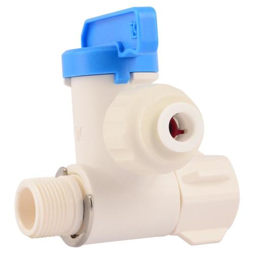 SharkBite 1/4-in Push-to-Connect x 3/8-in Compression x 3/8-in dia Ball ...