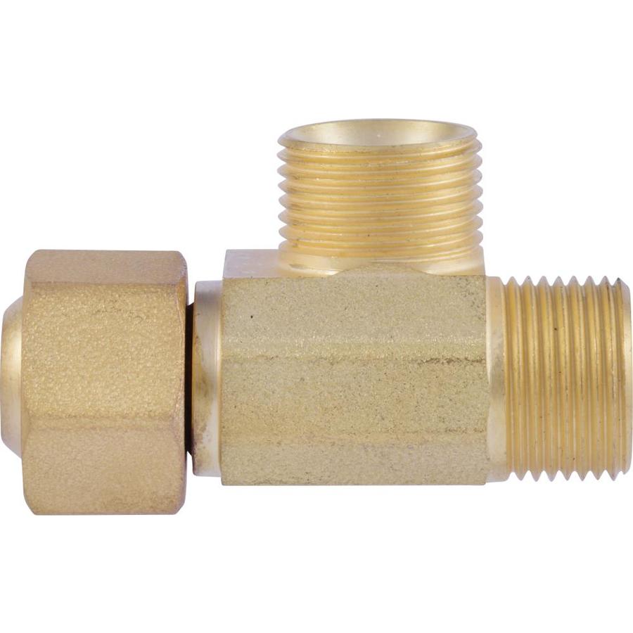 SharkBite 3/8-IN F x 3/8-IN M x M Compression Tee in the Shut-Off ...