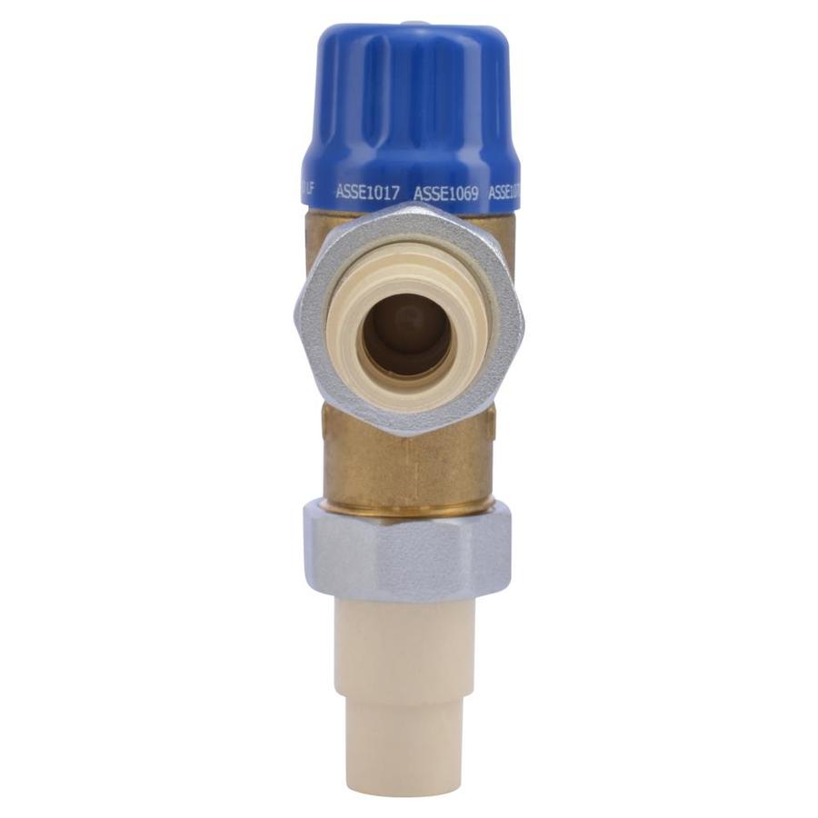 Cash Acme 1/2-in ID CPVC x 1/2-in OD CPVC Brass Thermostatic Mixing ...