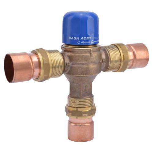 Cash Acme 1-1/4-in ID Copper Sweat x 1-1/4-in OD Copper Sweat Brass ...