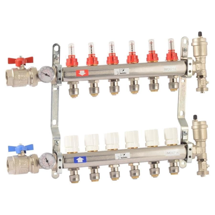 SharkBite 6-Loop SB Radiant Manifold at Lowes.com