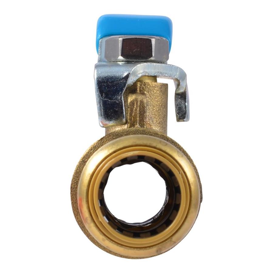 SharkBite Brass 1/2-in Push-to-Connect Ball Valve in the Ball Valves ...