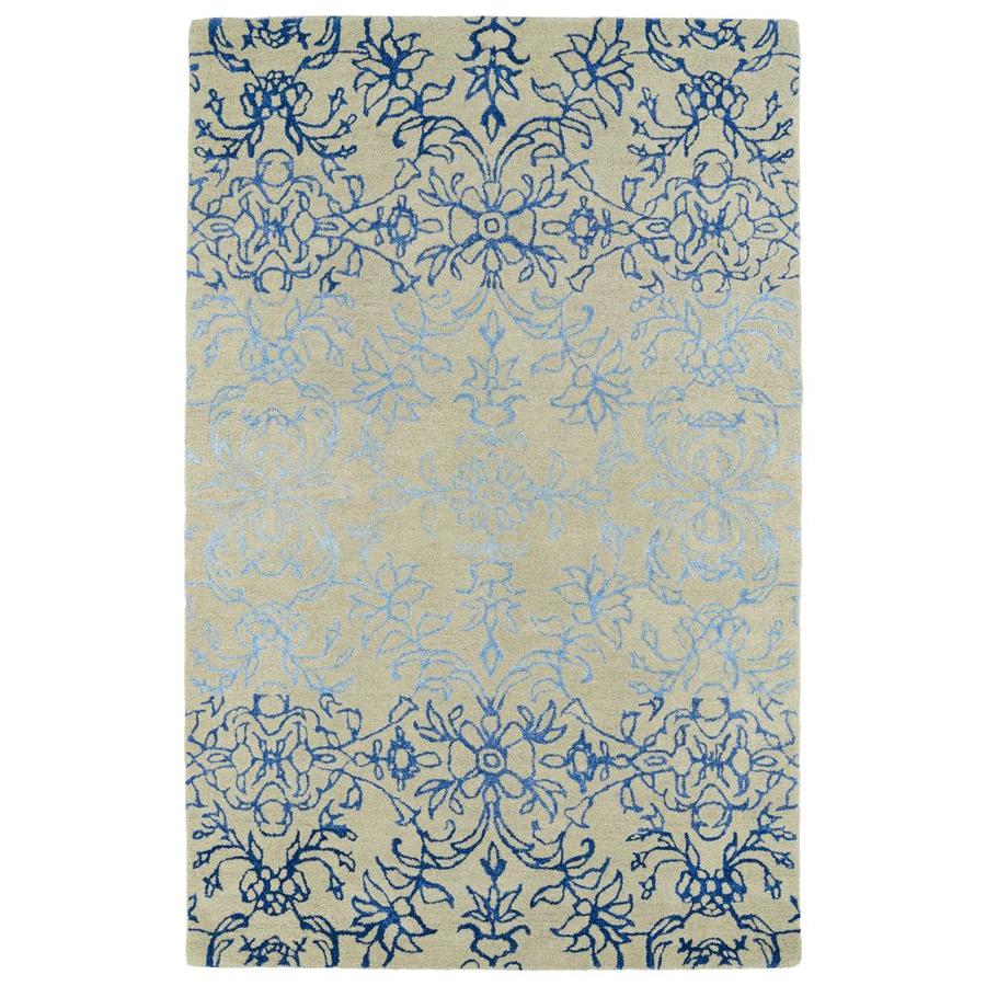 Kaleen Divine 8 X 11 (ft) Wool Linen Floral Area Rug in the Rugs ...