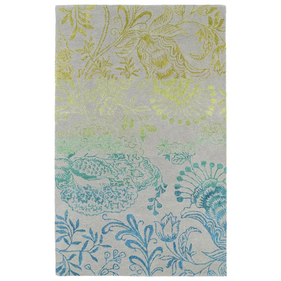 Kaleen Divine 4 x 6 Wool Breeze Floral Area Rug in the Rugs department ...