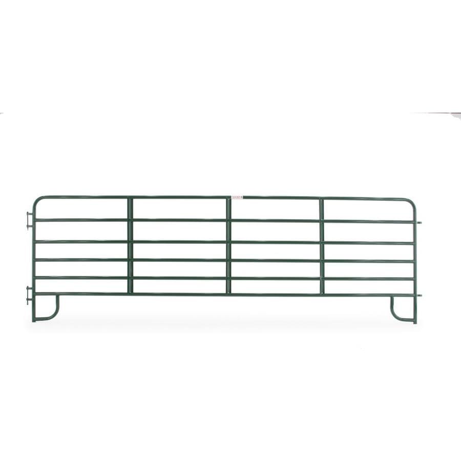 Tarter 5-ft H x 16-ft W Green Steel Containment Fence Panel in the ...
