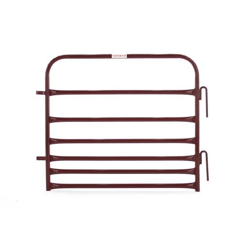 Tarter Pipe panel 3-ft H x 4-ft W Red Steel Containment Fence Panel in ...
