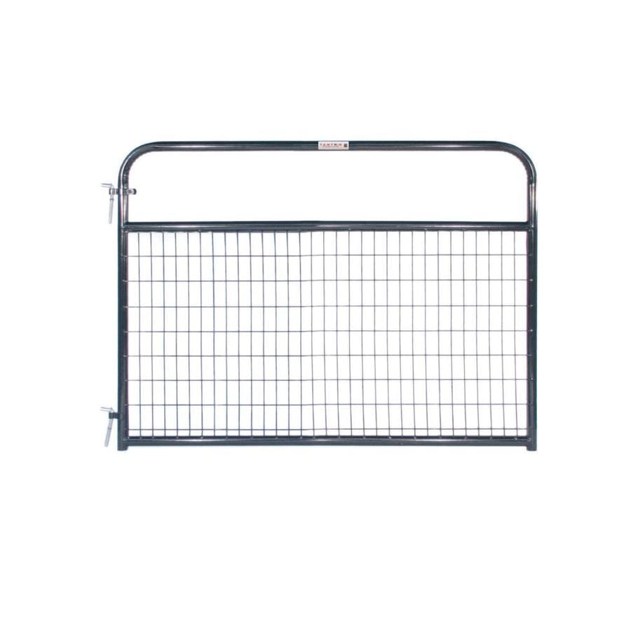 Tarter Wire-filled 4-ft H x 6-ft W Blue E-Coat Steel Corral Gate in the ...