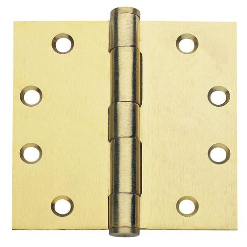 Global Door Controls Residential Hinge 4-in Satin Brass Barrel Door ...
