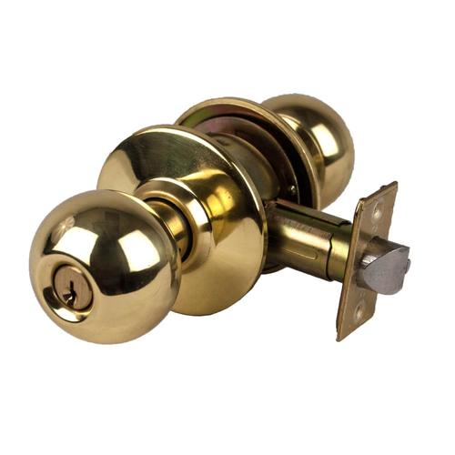 Trans-Atlantic Co SVB Series Commercial Lock SVB Knob Polished Brass ...