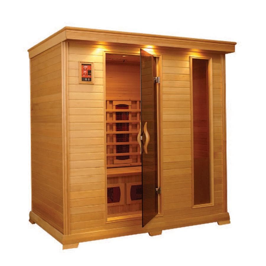 LifeSmart 4-Person Infrared Sauna with Ceramic Heaters in the Sauna ...