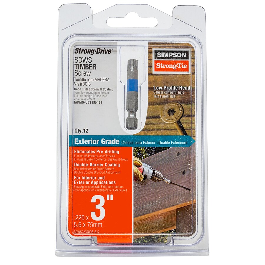 Simpson Strong-Tie #12 x 3-in Tan Galvanized/Coated Round Washer ...