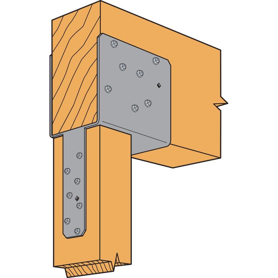 Simpson Strong-Tie ECCQ End Column Cap for 6x Beam, 4x Post, with ...
