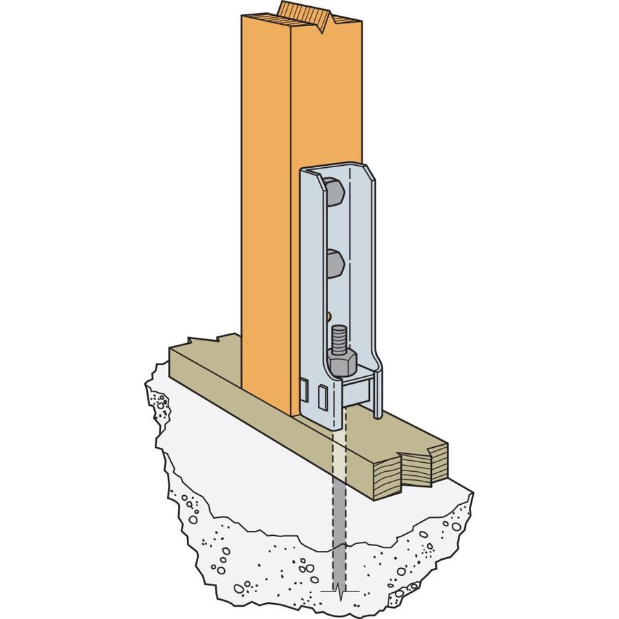 Simpson Strong-Tie HDB 9-3/8 in. Galvanized (G90) Bolted Holdown in the ...