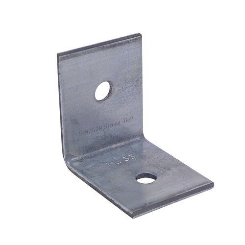 Simpson Strong-Tie 3.25-in 7-Gauge Steel Angle in the Angles, Brackets ...