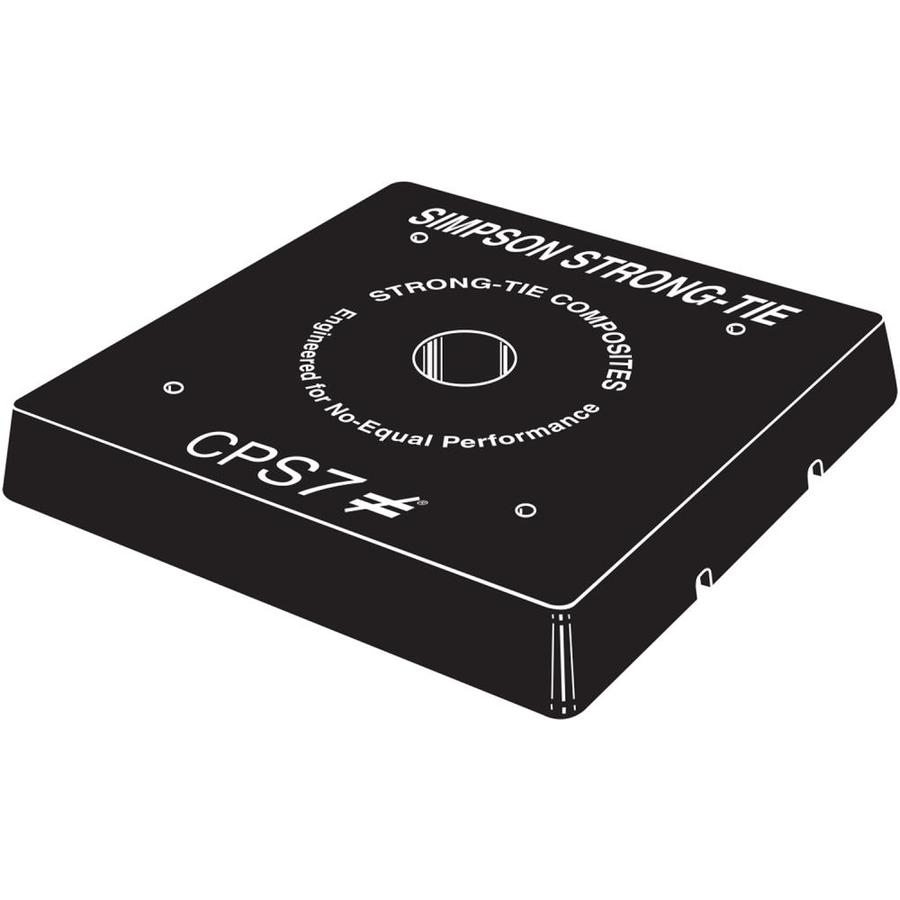 Simpson Strong-Tie CPS Composite Plastic Standoff for 8x8 in the Base ...