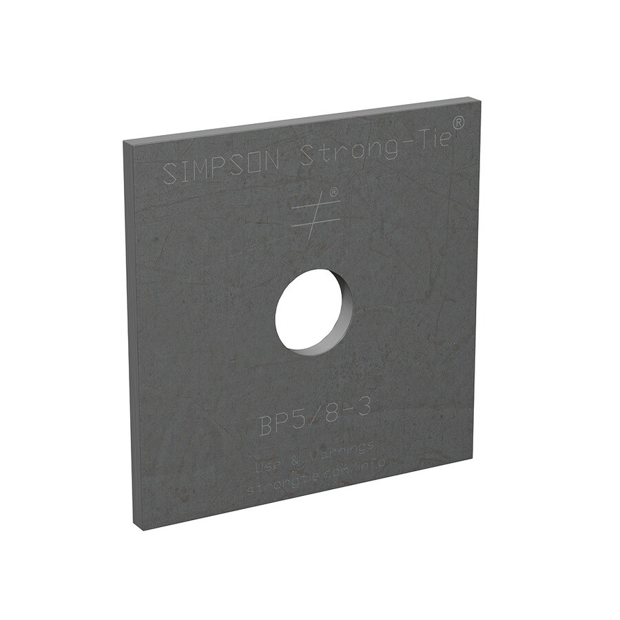 Simpson Strong-Tie BP 3 in. x 3 in. Hot-Dip Galvanized Bearing Plate ...