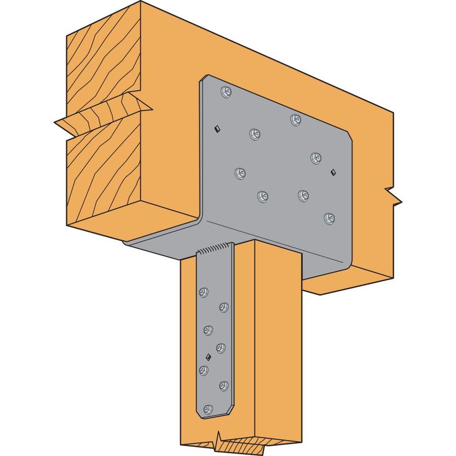 Simpson Strong-Tie CCQ Column Cap for 6x Beam, 4x Post with Strong ...