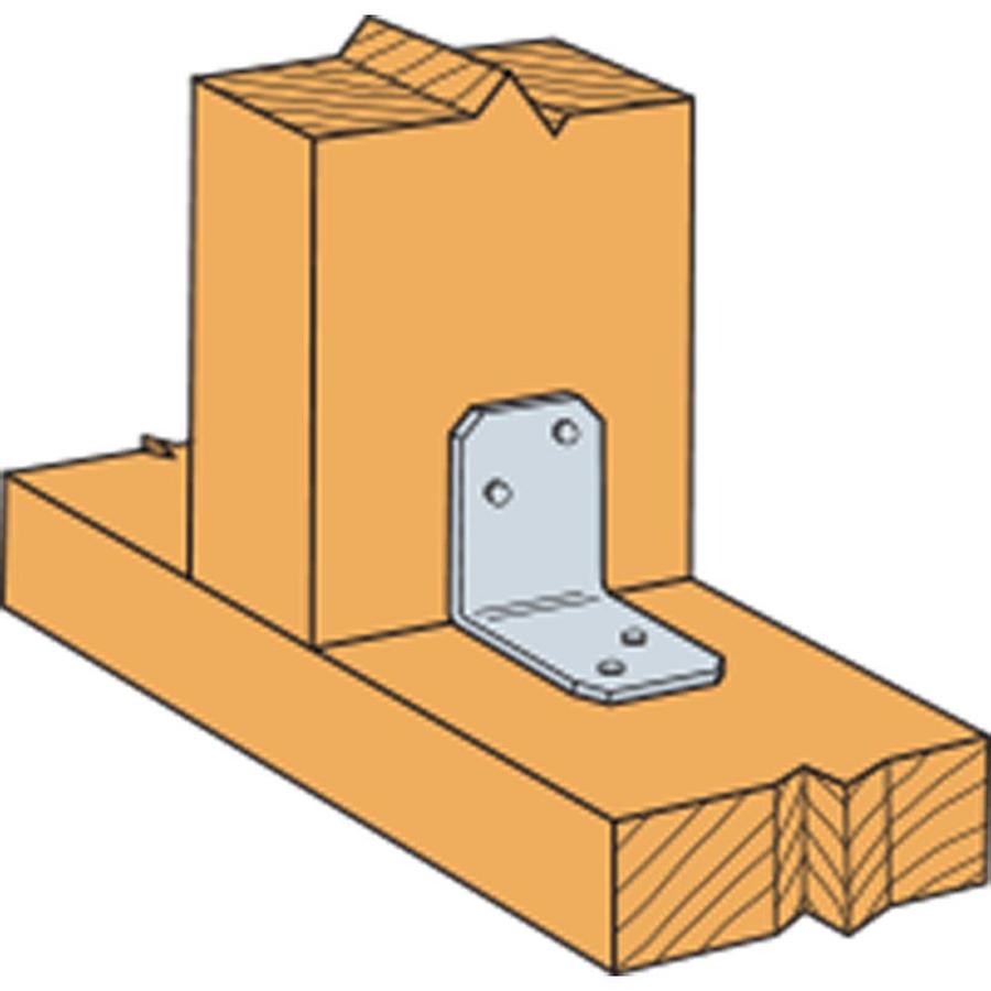 Simpson Strong-Tie 2-in x 1.38-in x 2.05-in 18-Gauge Steel Angle in the ...