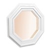 AWSCO Octagon Replacement White Exterior Window (Rough Opening: 14-in x ...