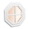 AWSCO Octagon Replacement White Exterior Window (Rough Opening: 29.5-in ...