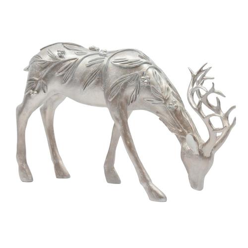 allen + roth Silver/Pink Deer Tabletop Decoration in the Christmas ...