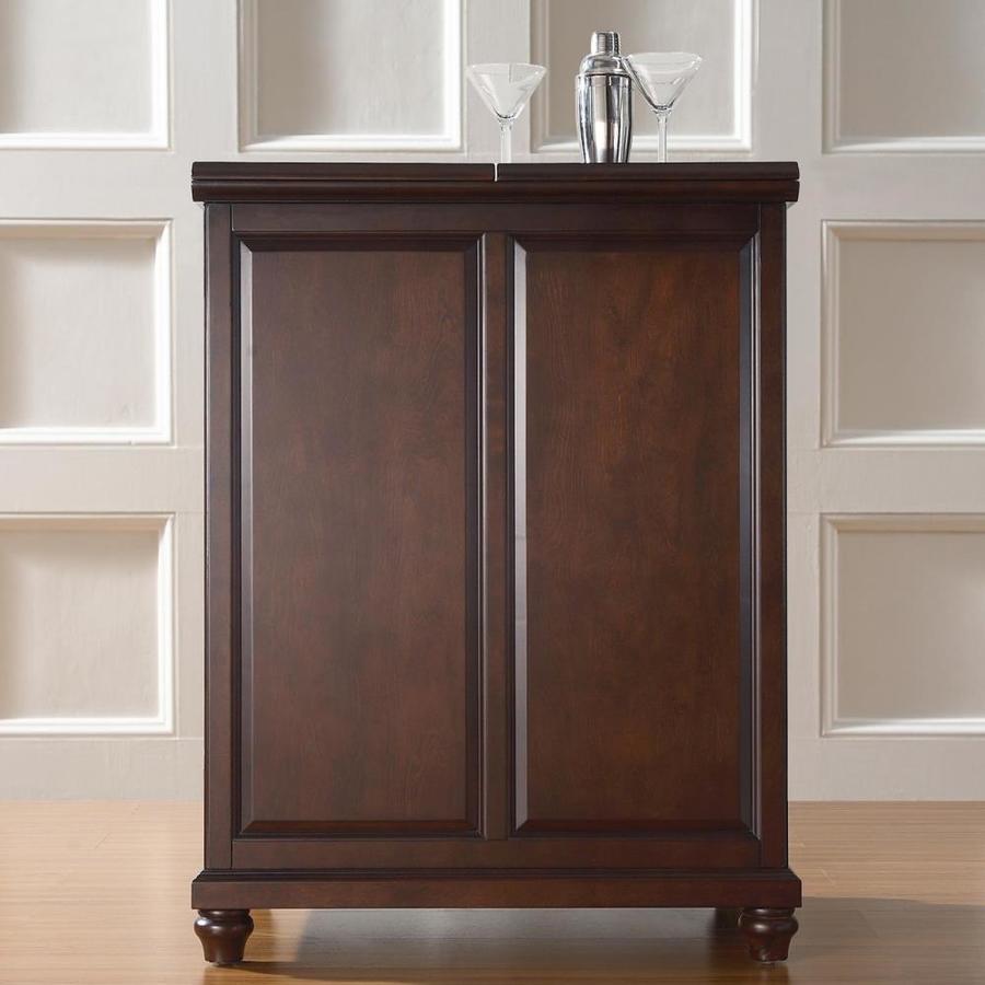 Crosley Furniture Cambridge 31-in x 42-in Rubberwood Brown Rectangle ...