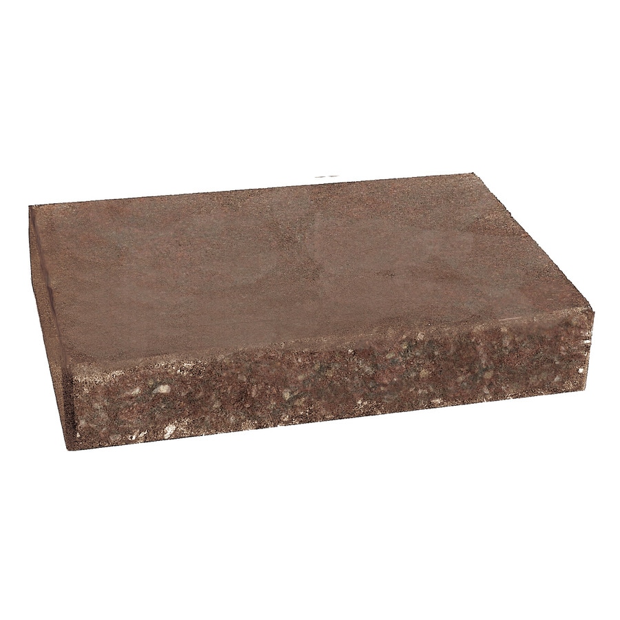 Country Stone Autumn Blend Retaining Wall Cap (Common: 2-in x 12-in ...