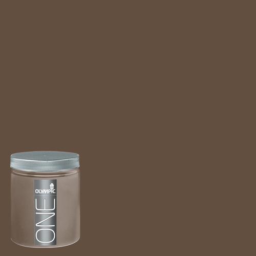 Olympic 8-oz Pumpernickel Interior Satin Paint Sample in the Paint ...