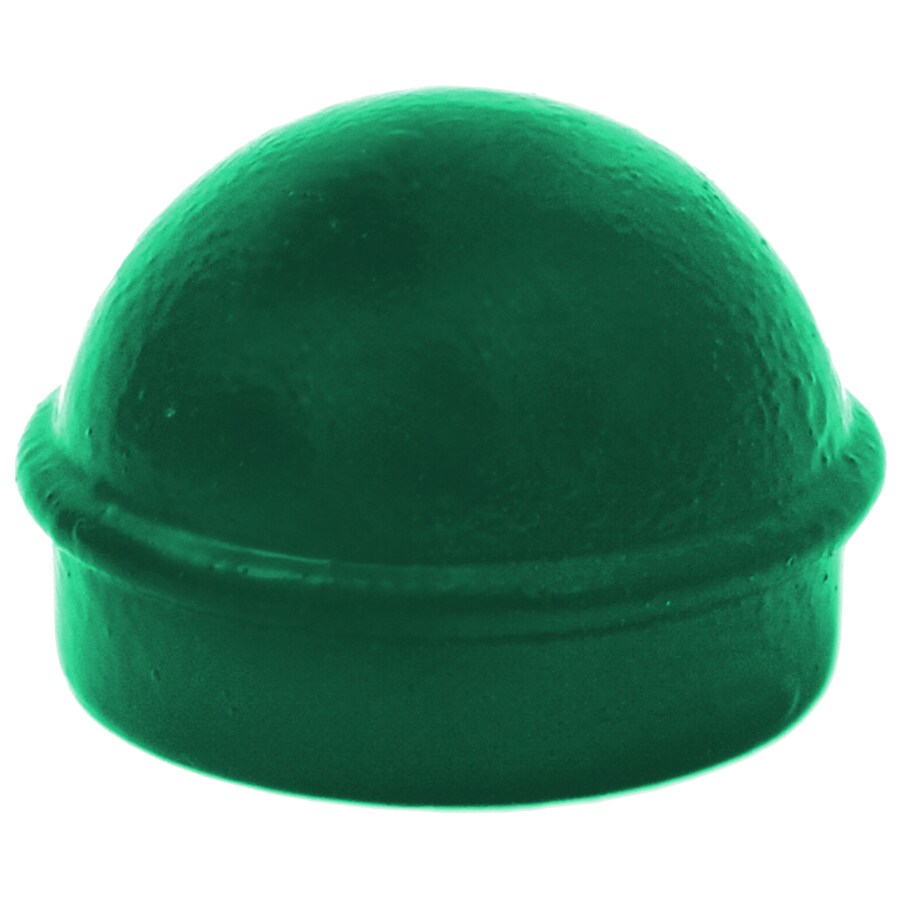 1-5/8-in Green Chain-Link Fence Dome Cap at Lowes.com