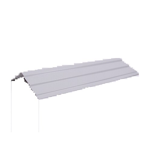 Fabral 5 Rib 14-in x 126-in Unpainted Steel Stick Roof Ridge Vent in ...